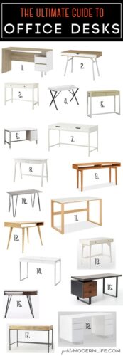 The Ultimate Guide to Office Desks - Petite Modern Life