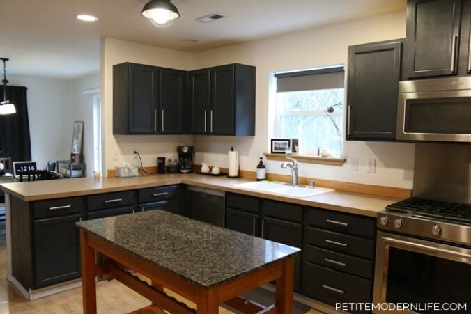 Review of Solid Surface Counters / Corian Counters - Petite Modern Life