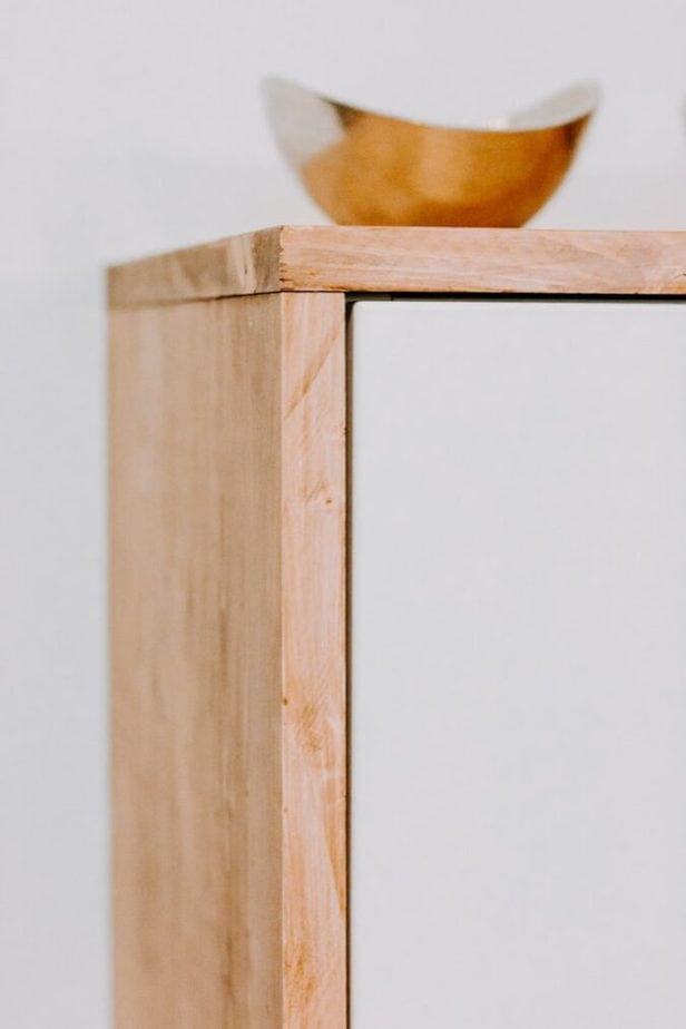 DIY Floating Sideboard Tutorial - Petite Modern Life